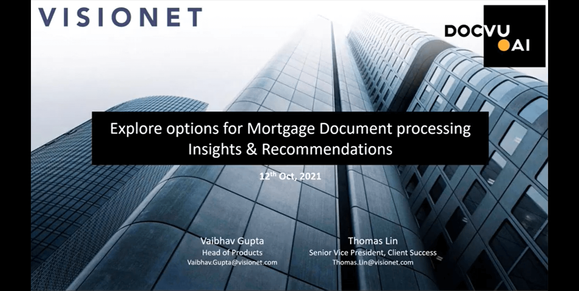 Explore options for Mortgage Document processing - Insights and ...